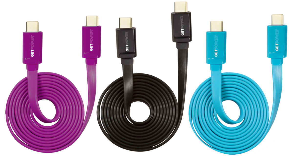 GET POWER USB-C POWER DELIVERY CERTIFIED CABLE DISPLAY BOWL | Aries ...